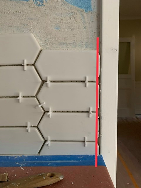 End of tile treatment