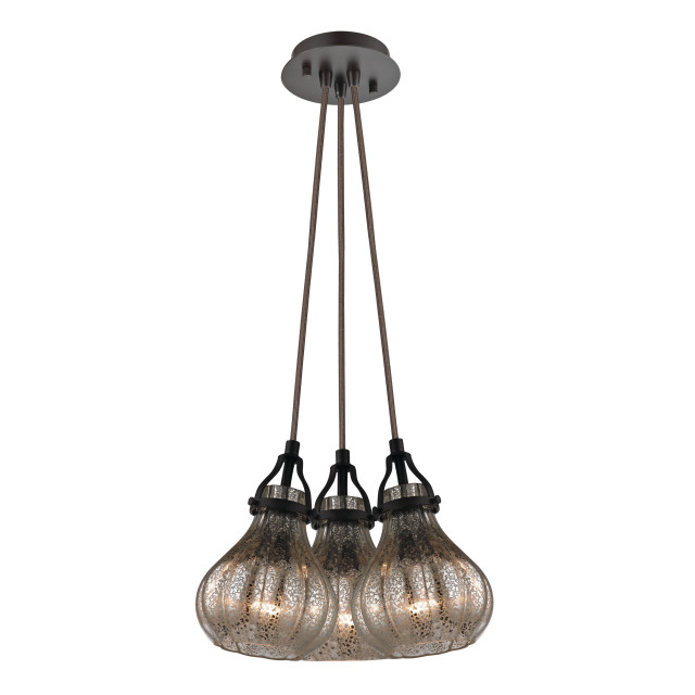 Danica 3-Light Nesting Pendant Fixture - Transitional - Pendant ...