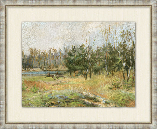 Rural Life 5, Giclee Reproduction Artwork, 22x18 - Rustic - Prints And ...
