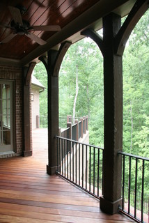 Original Timber Porch Kit - Rustic - Raleigh - by Southern Woodcraft ...