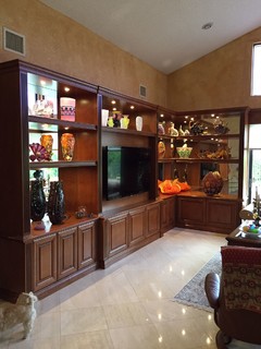 Some Favorite Wall Units - Traditional - Family Room - Miami - by The ...
