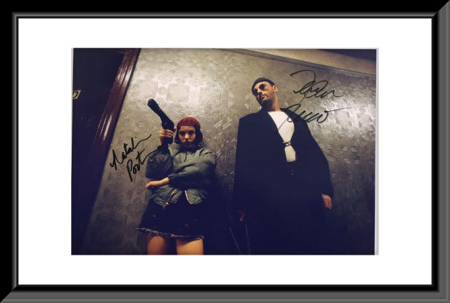 Lion: The Professional Jean Reno and Natalie Portman signed movie ...