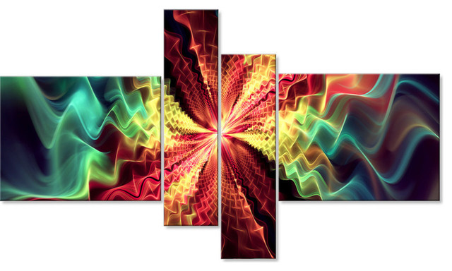 "Hypnotize Abstract" Canvas Painting - Contemporary - Prints And ...