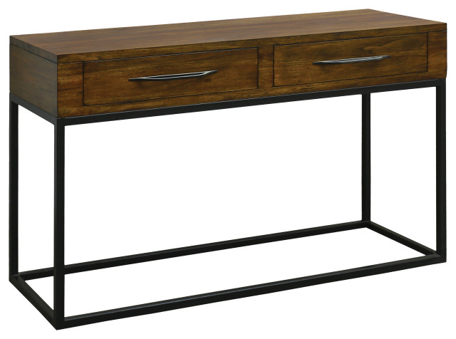 ELK Home 7119505 Stanley 2-Drawer Console Table, Wood and Metal ...