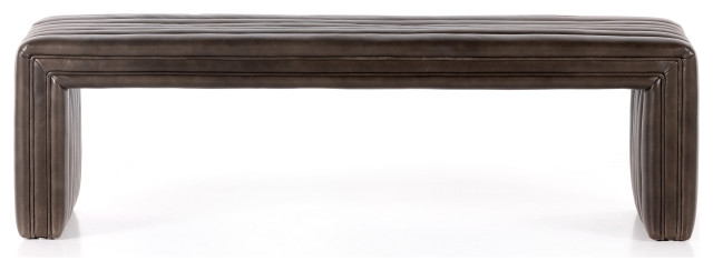 Augustine Bench, Deacon Wolf - Contemporary - Upholstered Benches - by ...