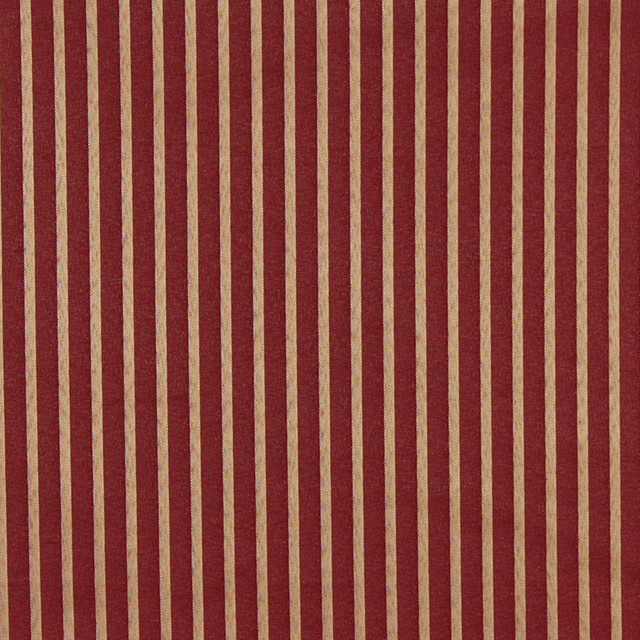 Red And Gold, Thin Striped Woven Upholstery Fabric By The Yard ...