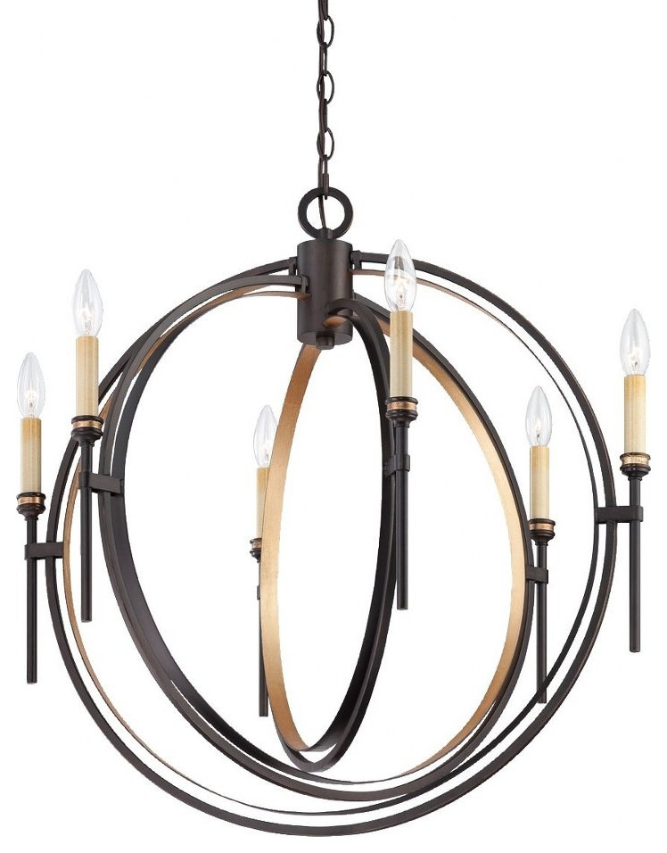 Infinity Chandelier 6 Light, 79-BEL-4814811 Home - Transitional ...