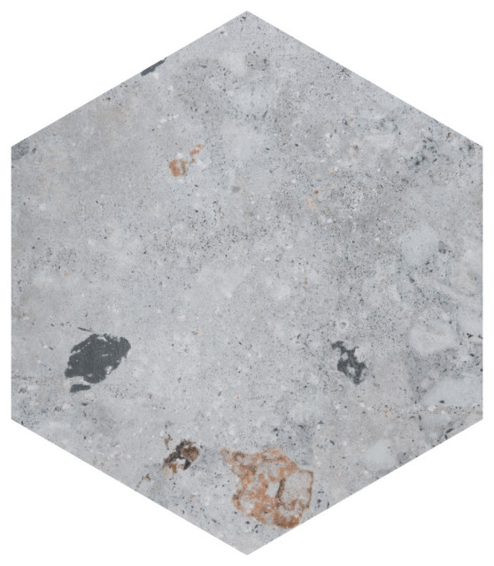 Recycle Hex River Multicolor Porcelain Floor and Wall Tile ...