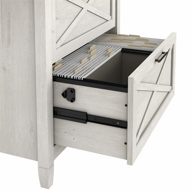 Pemberly Row 2 Drawer Lateral File Cabinet in Linen White Oak ...