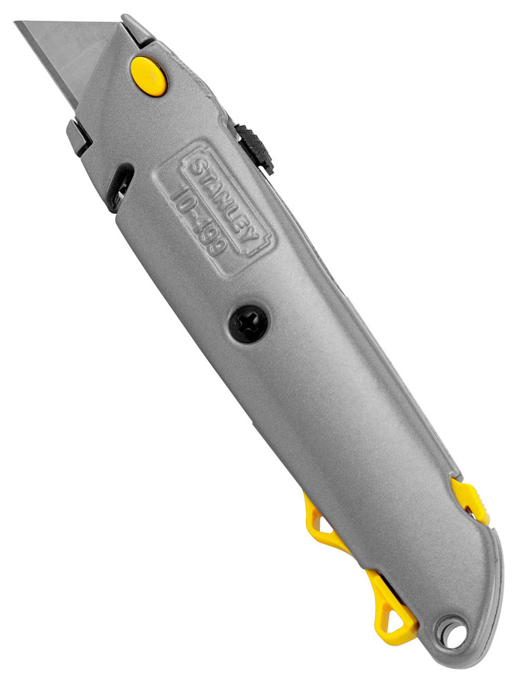 Stanley Hand Tools Retractable Blade Quick-Change Utility Knife - Hand ...