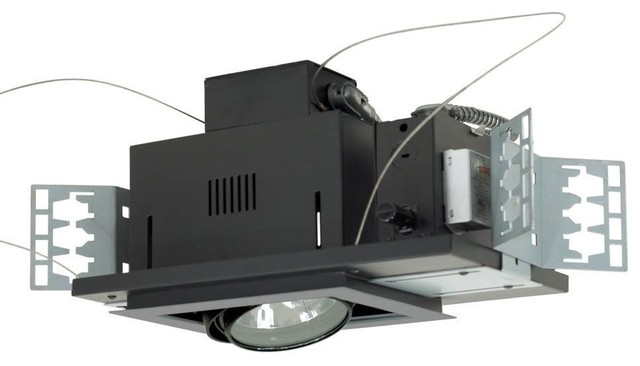 Jesco Lighting MGA175-1ESB One Light 75W Double Gimbal Recessed Low ...