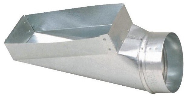 Imperial GV0667-C Galvanized Register End Boot, 30-Gauge, 4" x 10" x 6 ...