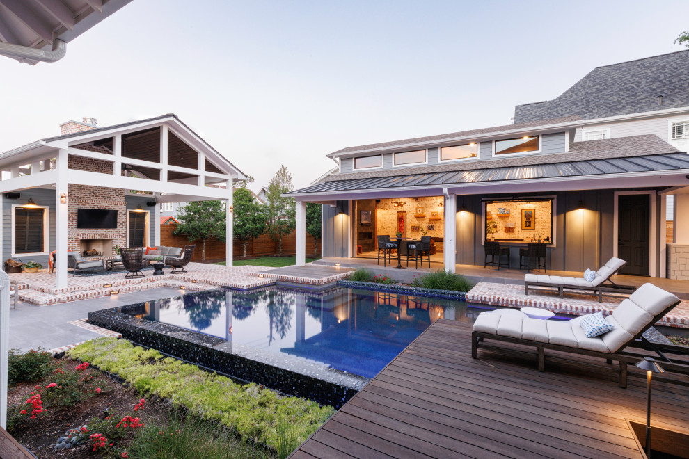 Retreat in the Heights - Transitional - Patio - Houston - by Chairma ...