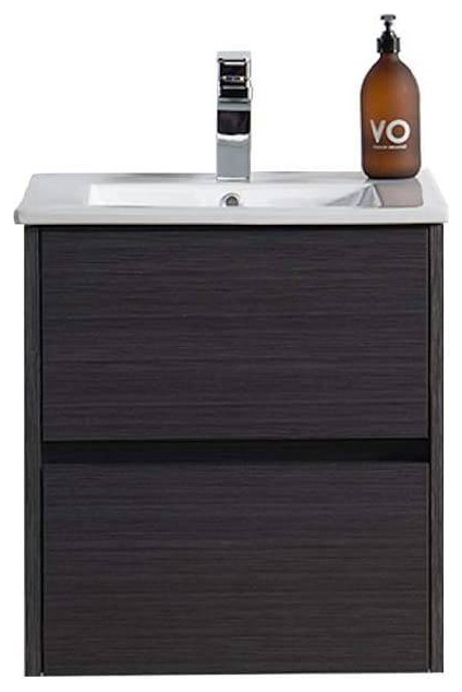 Valencia 20" Vanity Base Only, Silver Gray, 20x33 - Modern - Bathroom ...