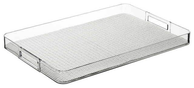 Fishnet White Rect. Tray - Contemporary - Serving Trays - by ...