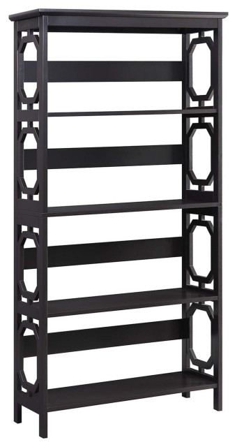 Omega 5 Tier Bookcase - Transitional - Bookcases - by VirVentures | Houzz