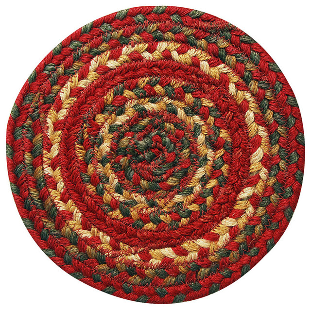 Homespice Decor Cider Barn Jute Braided Trivet 8" (Round ...