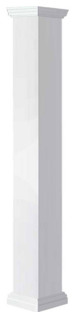 Endura-Craft Craftsman Classic, Square Non-Tapered, Fluted Column, 06 ...