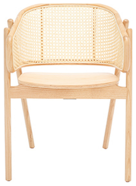 Safavieh Couture Emmy Rattan Back Dining Chair - Tropical - Dining ...