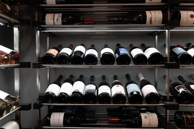 Modern Display Row Type of Metal Wine Cellar Racking - Modern - Wine ...