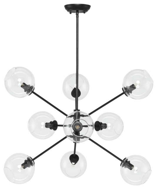 Atom Clear Glass Pendant Lighting - Midcentury - Pendant Lighting - by ...