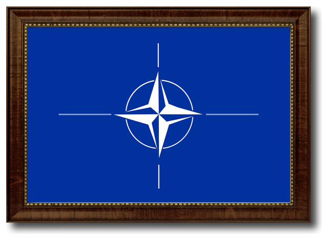 Nato Country Flag Canvas Print, 15"x21", 15"x21" - Traditional - Prints ...