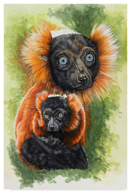 "Cheeky" by Barbara Keith, Canvas Art, 30"x47" - Contemporary - Prints ...