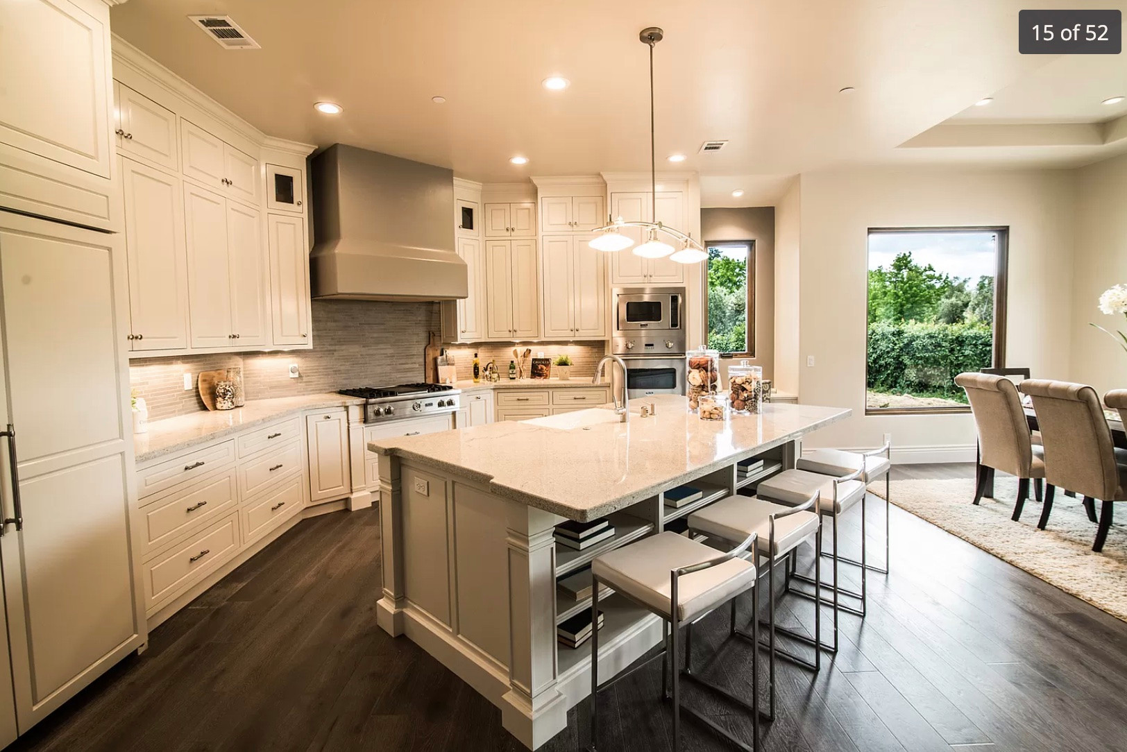 California Soft Contemporary Kitchens Custom Wood Countertop In Ash