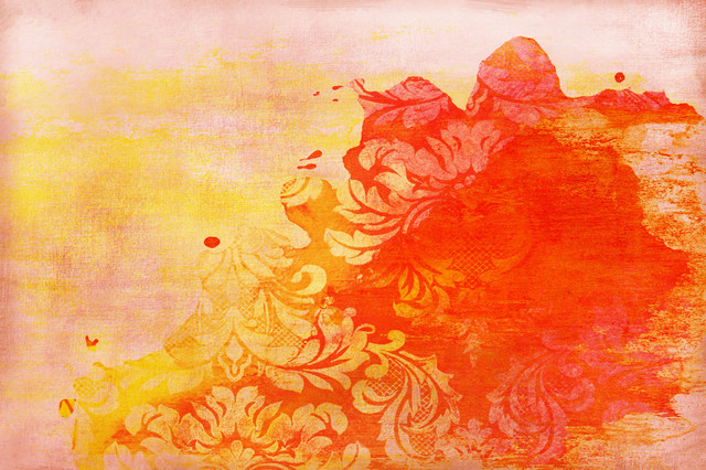 "Abstract Red" Artwork, 60"x40" - Contemporary - Prints And Posters ...