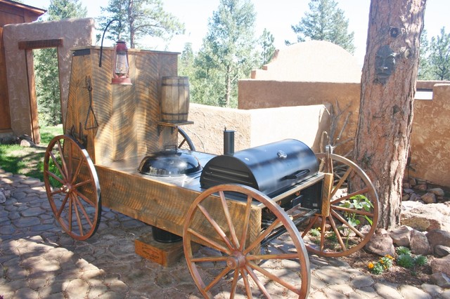 Yeehaw! Check Out This Custom Chuck Wagon With Grills and Smoker