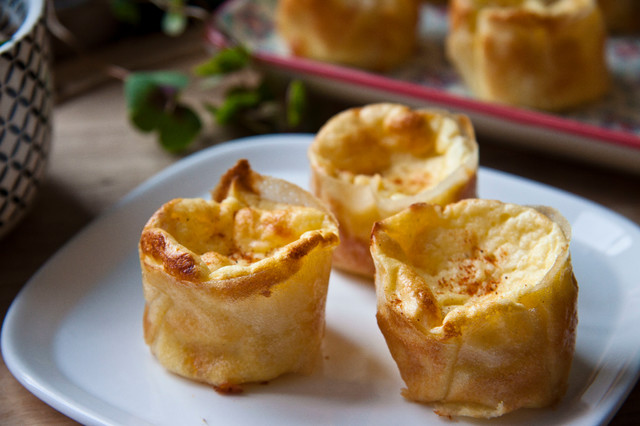 Aux fourneaux : Des mini-soufflés à la mozzarella fumée