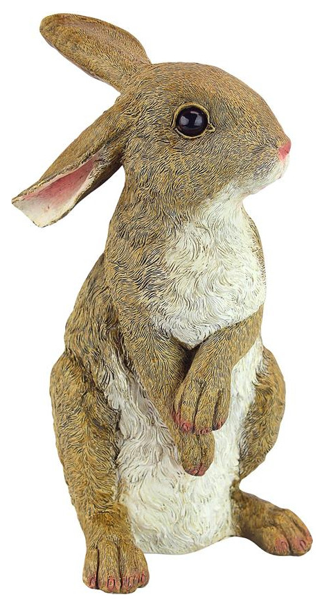 Hopper the Bunny Standing Garden Rabbit Statue - Farmhouse - Garden ...