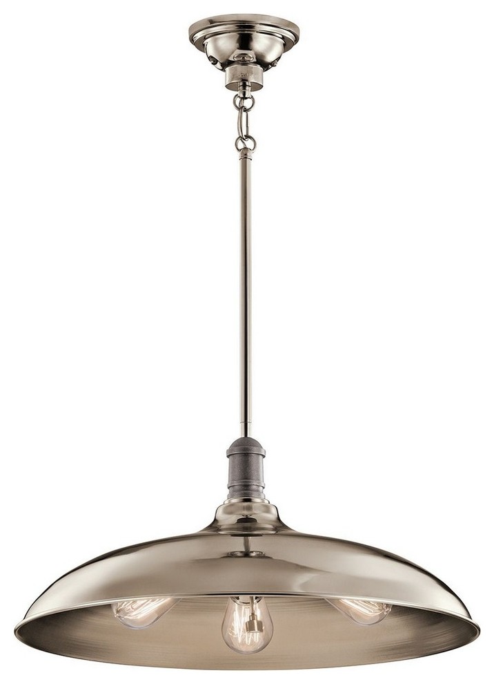 Cobson 3-Light Pendant in Olde Bronze, 20.000 - Industrial - Pendant ...