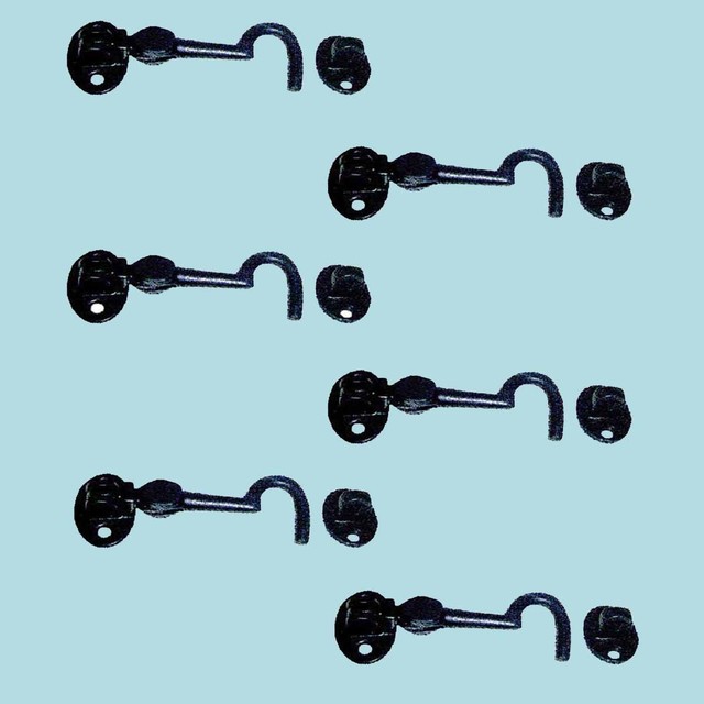 Iron Cabin Hook Eye Lock for Gates and Doors 4.5 Inch - Industrial ...