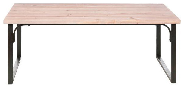 Bryan Coffee Table, Pickled Oak - Industrial - Coffee Tables - by ...