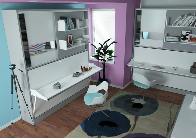 Parete Letto - Twin Wall Bed System - Modern - New York - by Wall Bed ...
