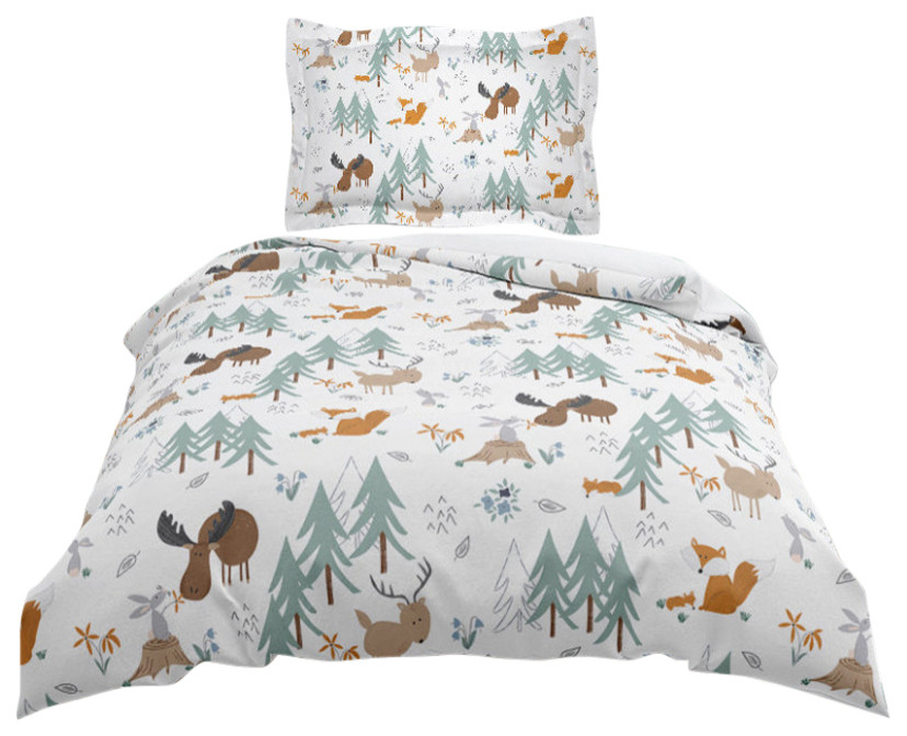 Outdoor Critters Camping Comforter, Queen - Rustic - Comforters And ...