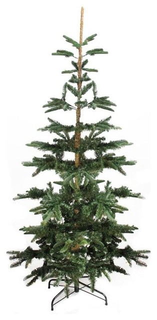 7.5' Layered Noble Fir Artificial Christmas Tree, Unlit - Traditional ...