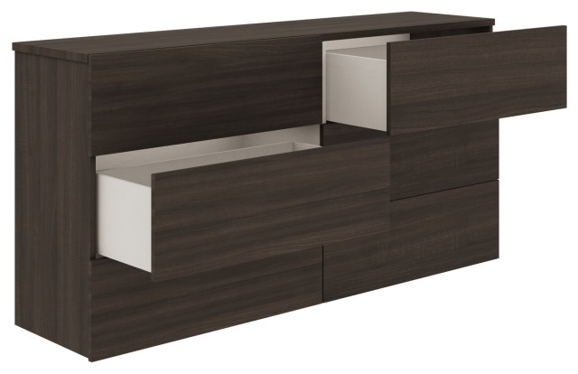 Ayla Dresser, Dark Oak Melamine - Modern - Dressers - by Casabianca ...