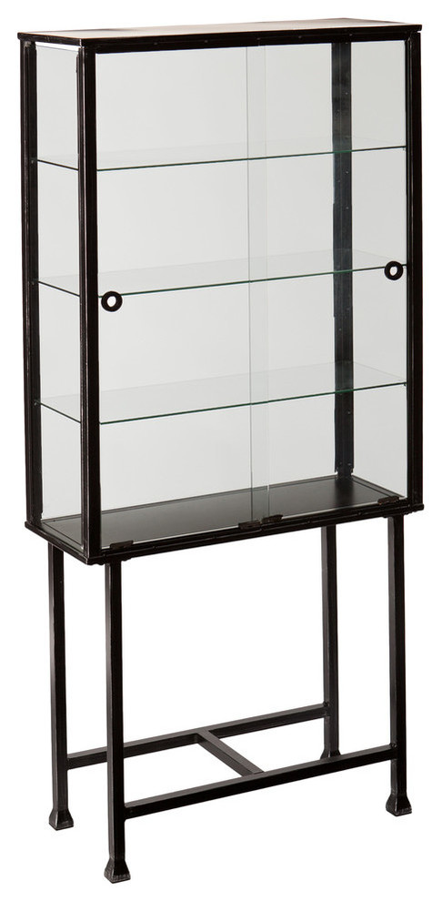 Symon Metal/Glass Bunching Display Cabinet - Transitional - China ...