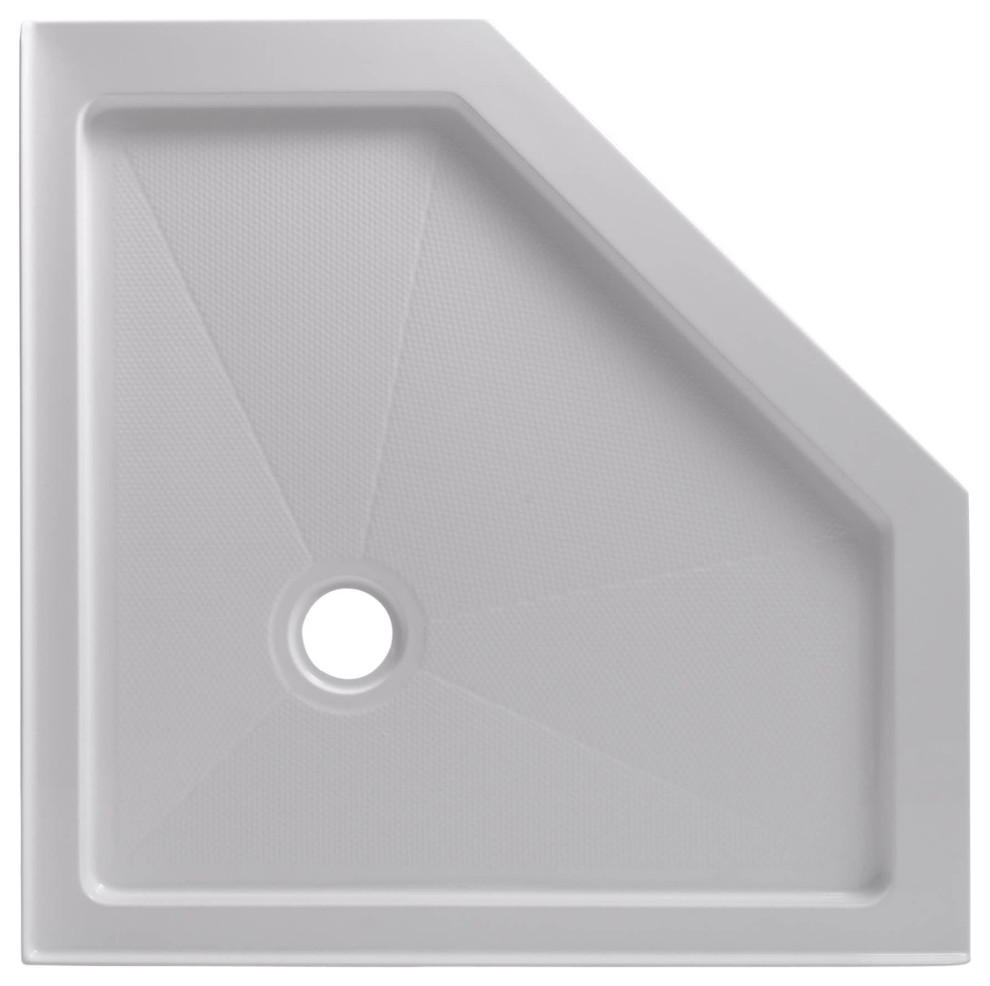 CRAFT + MAIN 3636NA 36" x 36" Neo Angle Shower Base - Shower Pans And ...