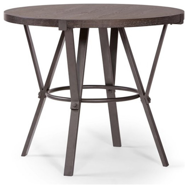 Lane Furniture Enzo 3-Piece Oak Veneer MDF Iron Occasional Set in ...