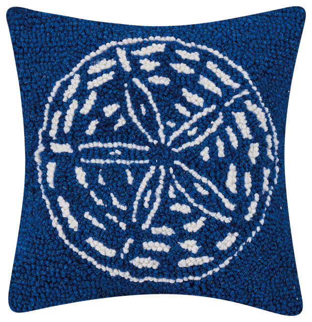 Sand Dollar Hook Pillow - Beach Style - Decorative Pillows - by Peking ...