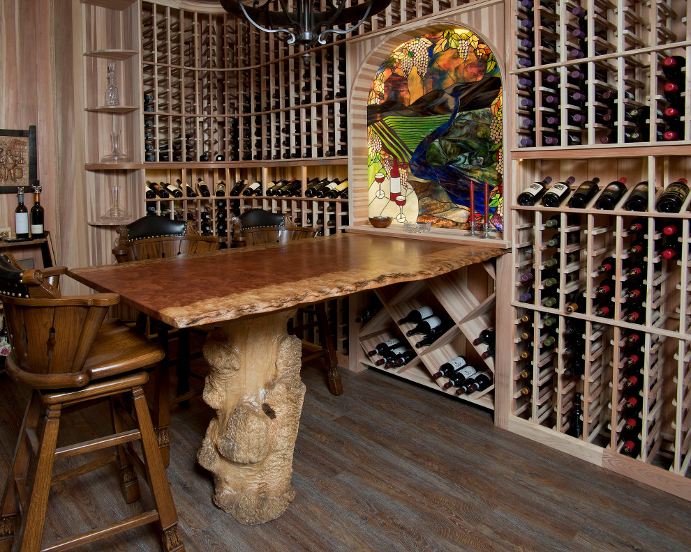 Project 35 - Wine Room - Rustic - Wine Cellar - Charlotte - by Glaze ...