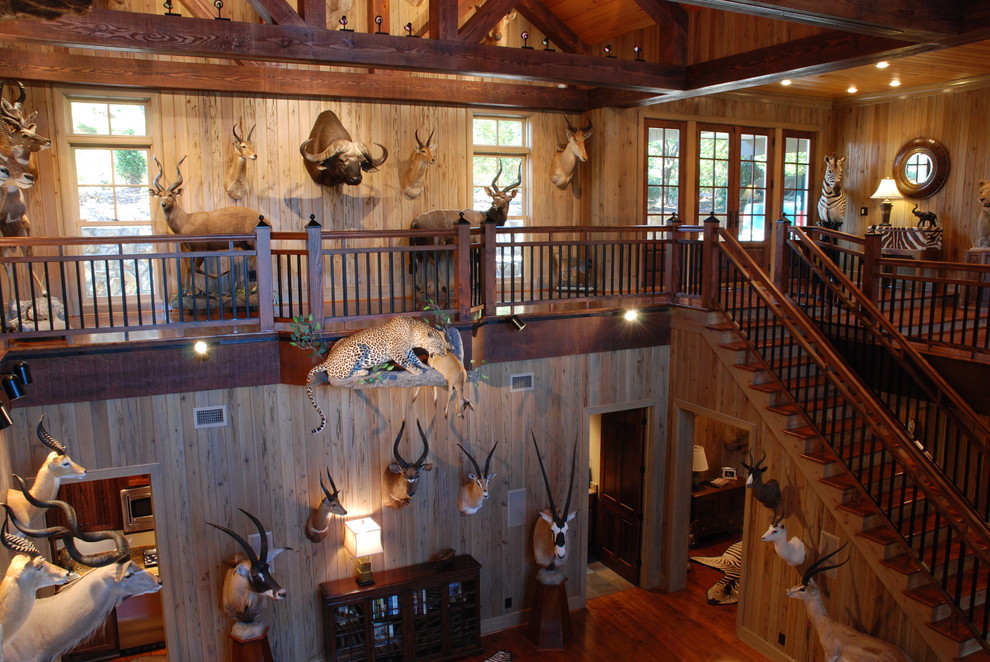 Two-story Trophy Room - Traditional - Columbus - by HoBart Builders ...