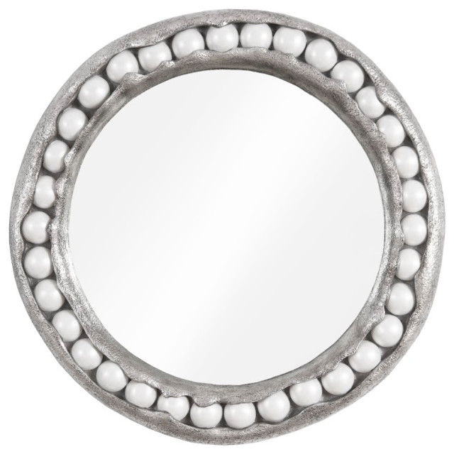 Pearl Mirror, Round, 36x3x36" - Beach Style - Wall Mirrors - by ...