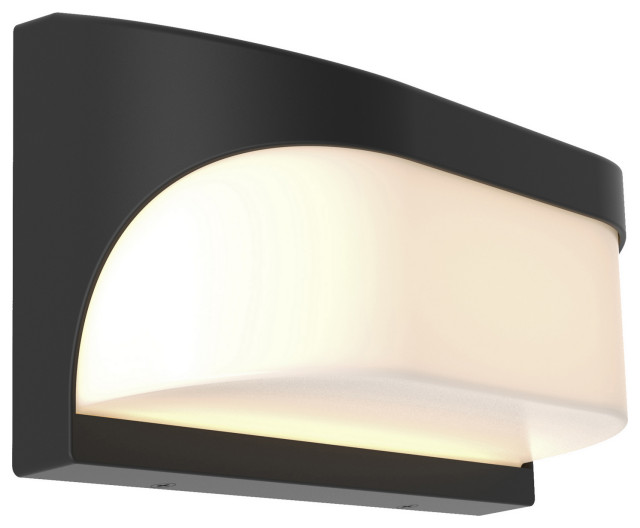Laguna LED Outdoor Wall Mount, Black - Modern - Outdoor Wall Lights And ...