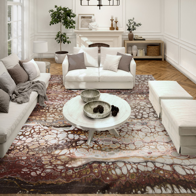 Addison Rugs Karina AKC45 Riverbed 9' x 12' Rug - Contemporary - Area ...