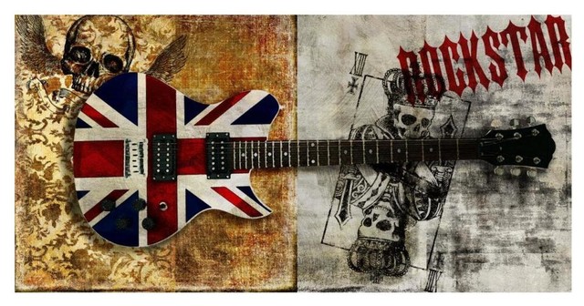 "Rockstar" Digital Paper Print by Steven Hill, 26"x14", 14"x26 ...