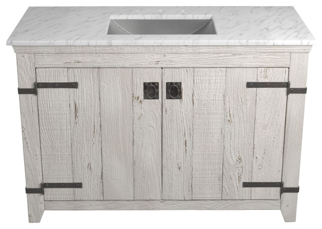Native Trails VNB-VNT-CPS45-BN-3 48" Vanity with Carrara Marble and ...